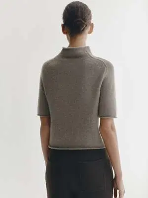 LISA YANG The Fride Cashmere Sweater - Truffle