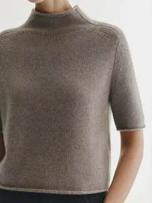 LISA YANG The Fride Cashmere Sweater - Truffle