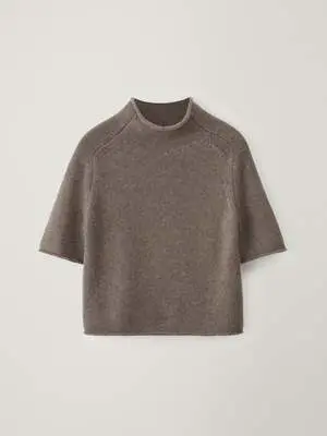 LISA YANG The Fride Cashmere Sweater - Truffle
