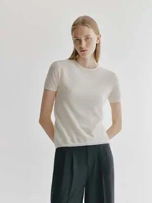 LISA YANG Ira T-shirt - Ivory