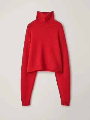 LISA YANG STORE Cathie Cashmere Sweater - Berry