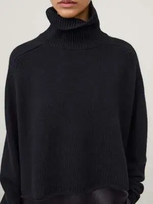 LISA YANG Cathie Cashmere Sweater - Black
