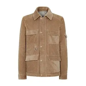 Fendi Long Sleeved-blouson - Brown