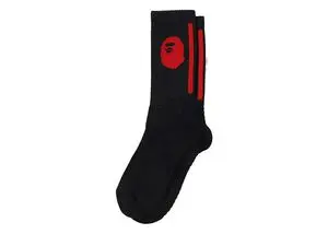 A BATHING APE X Adidas Dame Crew Socks - Black