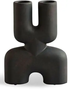 101 COPENHAGEN Mini Cobra Double Vase - Black