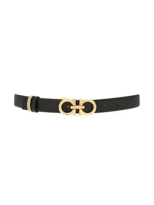 FERRAGAMO Reversible Gancini-buckle Belt