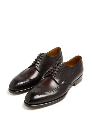 Magnanni Leather Brogues - Brown