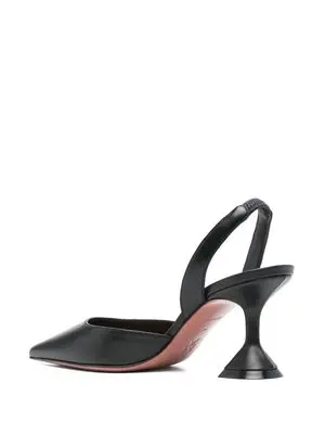 Amina Muaddi 70mm Holli Slingback Pumps