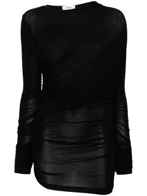 AGOLDE Tania Twist T-shirt - Black