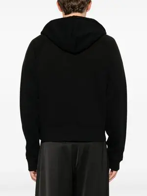Loewe Cotton Jersey 'holywood' Print Hoodie - Black