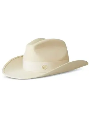 MAISON MICHEL Austin Hat - Neutrals