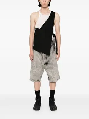 Boris Bidjan Saberi Acid-washed Denim Shorts