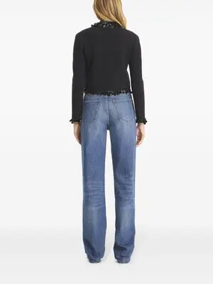 Tory Burch Embellished Cropped Cardigan