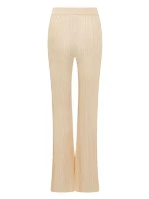 JIL SANDER Ribbed-knit Trousers