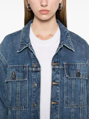 Khaite Saunder Denim Trucker Jacket