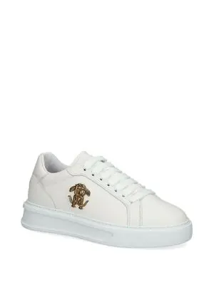 Roberto Cavalli Logo-plaque Sneakers - White
