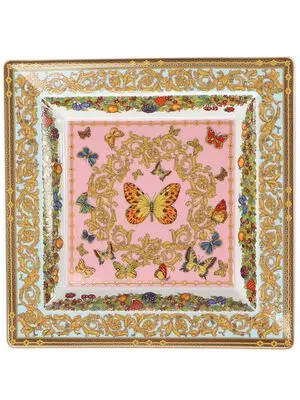 Versace Butterfly Garden Tray - Pink