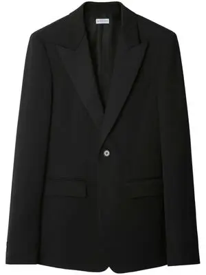 Burberry Wool Blazer - Black