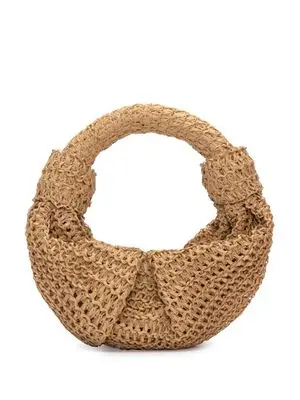 SIMONMILLER Raffia Lopsy Bag - Neutrals