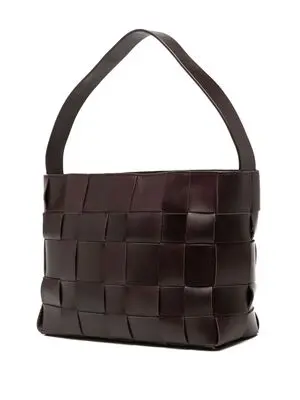 ST. AGNI Woven Mini Shoulder Bag - Brown