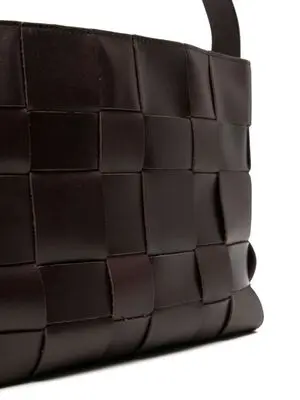 ST. AGNI Woven Mini Shoulder Bag - Brown