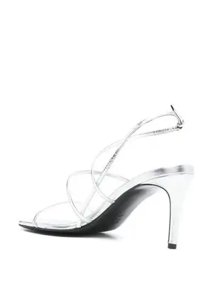 Khaite 75mm Metallic-effect Sandals