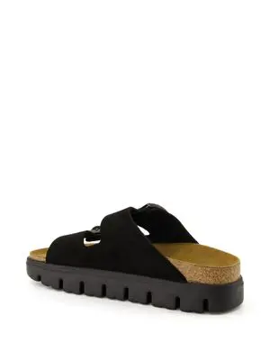 BIRKENSTOCK Arizona Suede Sandals - Black