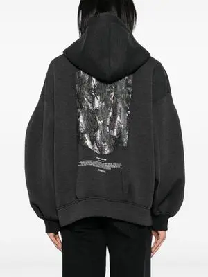 SONGZIO Dusky-paint Zip-up Hoodie