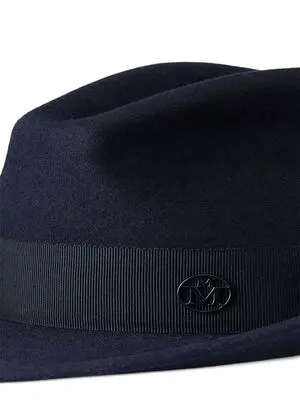MAISON MICHEL Austin Hat - Blue
