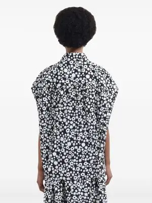Marni Floral-print Shirt - Black
