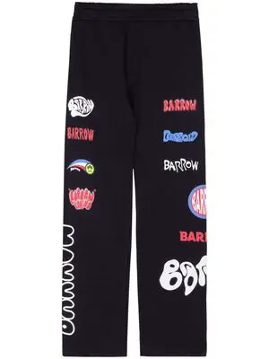 BARROW Logo-print Track Pants - Black