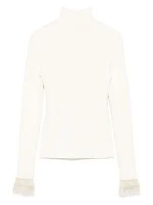 CHIARA FERRAGNI Lurex-detailing Top