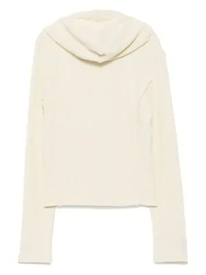 TOUT A COUP Hooded Knitted Top
