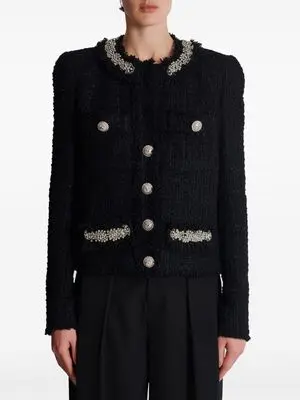 Balmain Embroidered Tweed Jacket