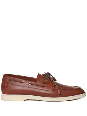 Loro Piana Leather Boat Shoes