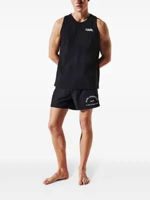 Karl Lagerfeld Logo Beach Tank Top