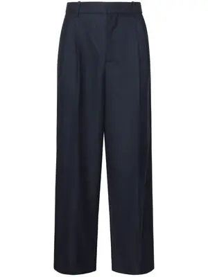Loewe Pleat-detailing Tailored Trousers - Blue