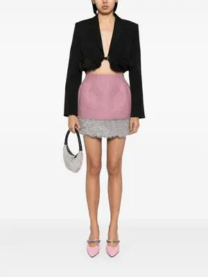 MSGM Faux-fur Skirt