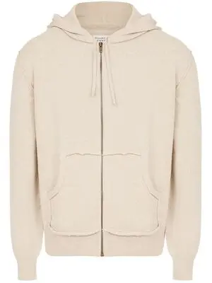 MAISON MARGIELA Zipped Hoodie - Neutrals