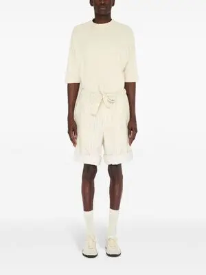 MAISON MARGIELA Striped Above-knee Shorts