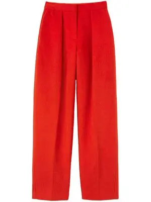 Red Tapered Trousers