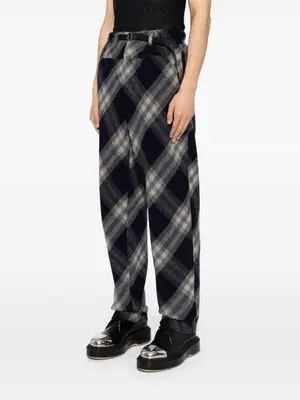 UNDERCOVERISM Check Pattern Trousers