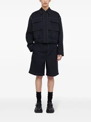 JIL SANDER Concealed Fastening Shirt Jacket