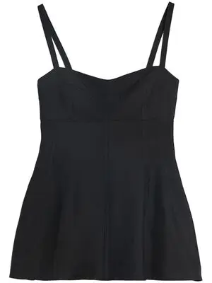 JIL SANDER Sleeveless Bustier Top