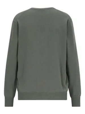 CANESSA Cashmere V-neck Sweater - Green