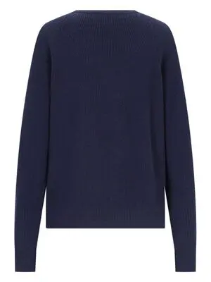 CANESSA Cashmere Crew Neck Sweater - Blue