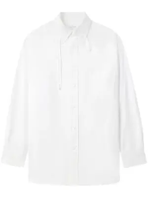 Yohji Yamamoto Strap-detail Shirt - White
