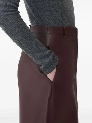 Fabiana Filippi Leather Trousers