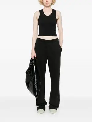ENTIRE STUDIOS Cropped Tank Top - Black