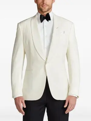 Ralph Lauren Purple Label Single-breasted Tuxedo Blazer - Neutrals